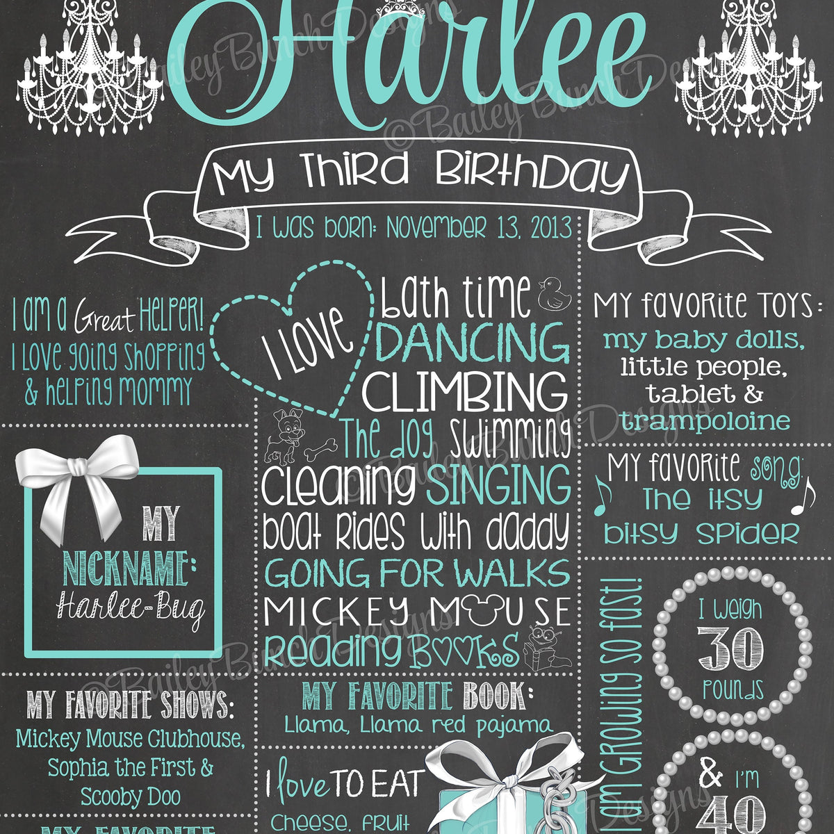 chalkboard poster template