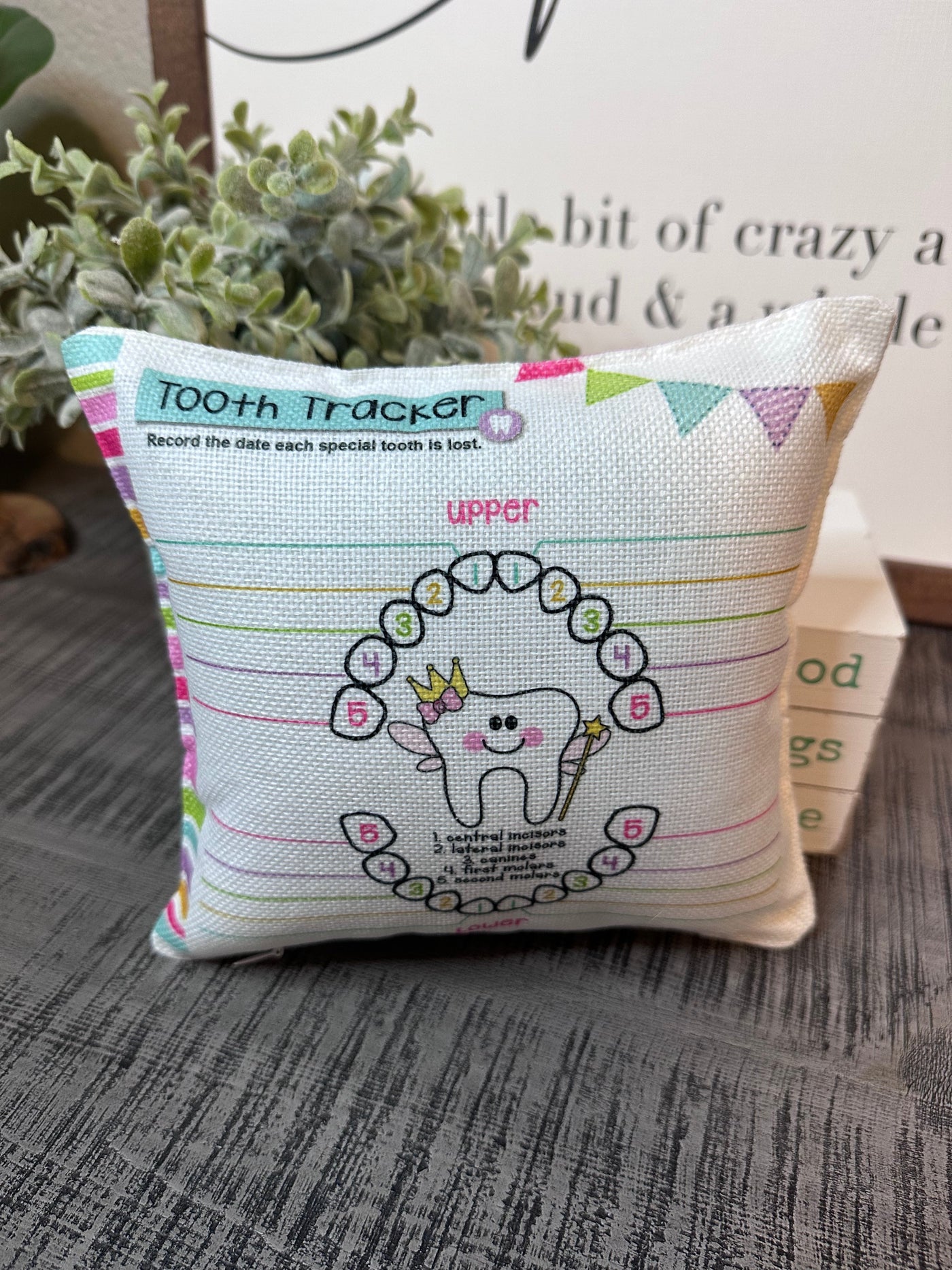 Personalized Tooth Fairy Pillows TOOTH0520 – Bailey Bunch Designs