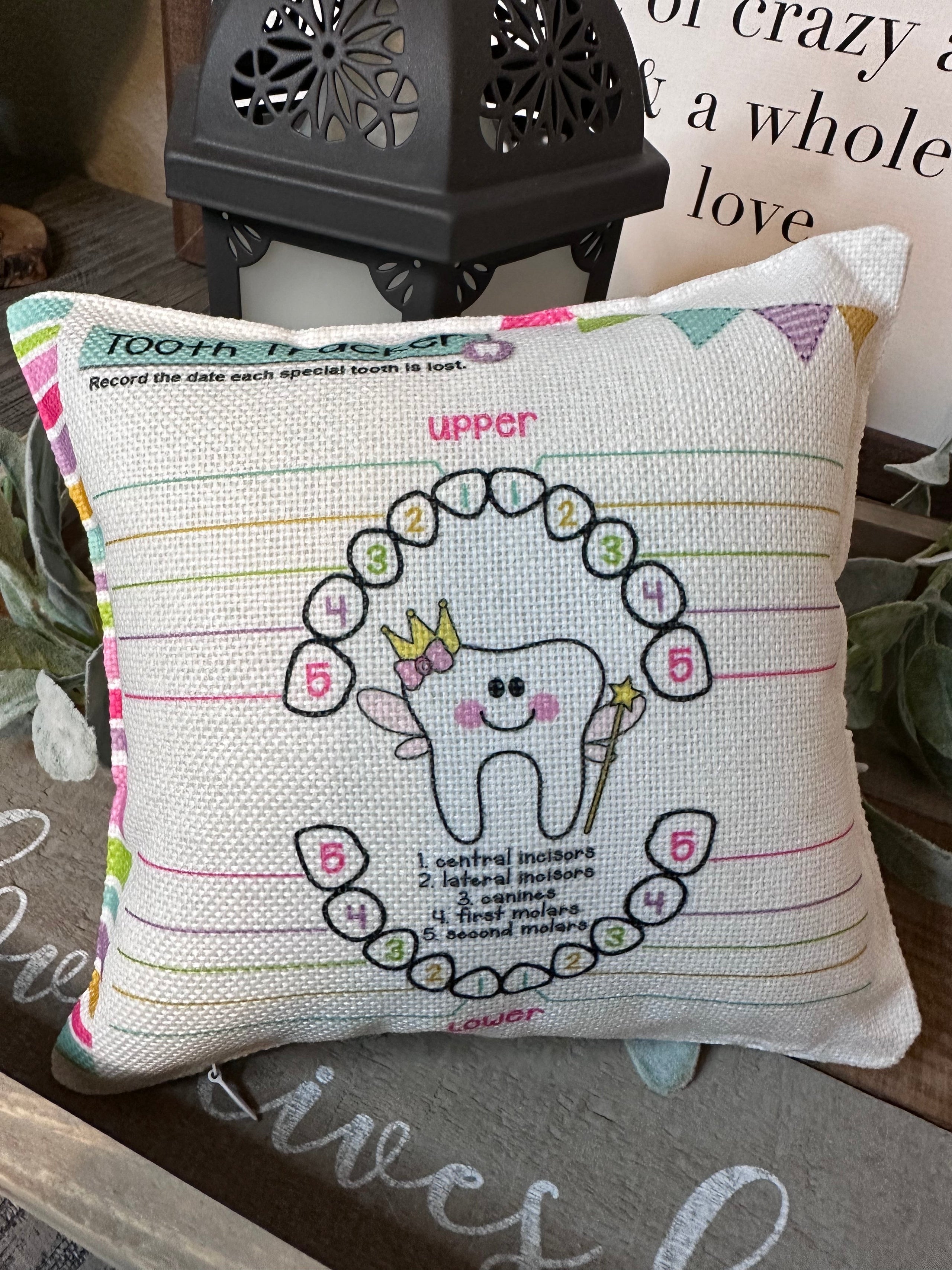 Personalized Tooth Fairy Pillows TOOTH0520 – Bailey Bunch Designs