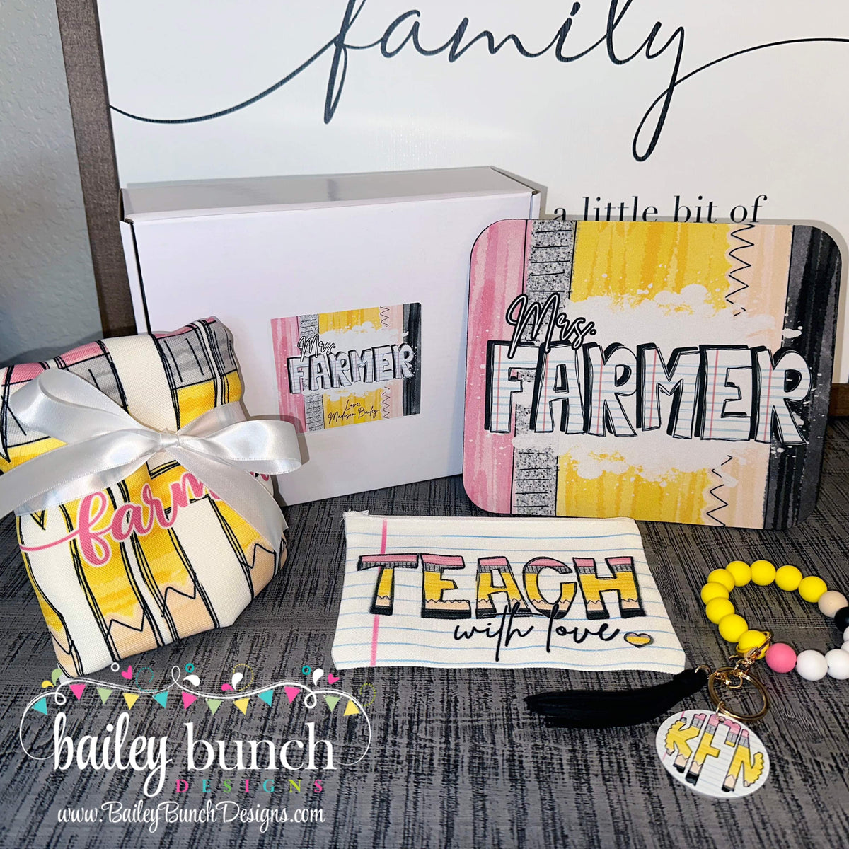 Teacher Appreciation Gift Box Set Bundle TEACHBOXWC0520 – Bailey Bunch ...
