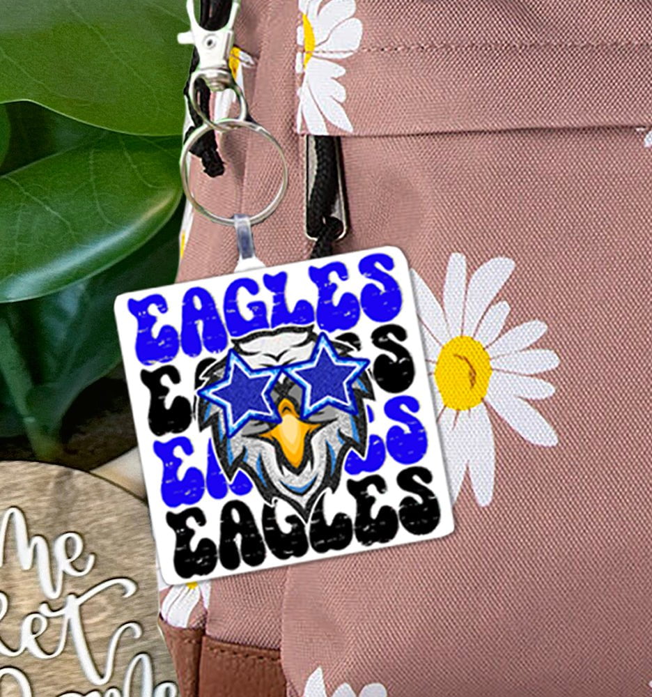 Eagles Bag Tag Charm CHARMEAGLEBL0520 – Bailey Bunch Designs