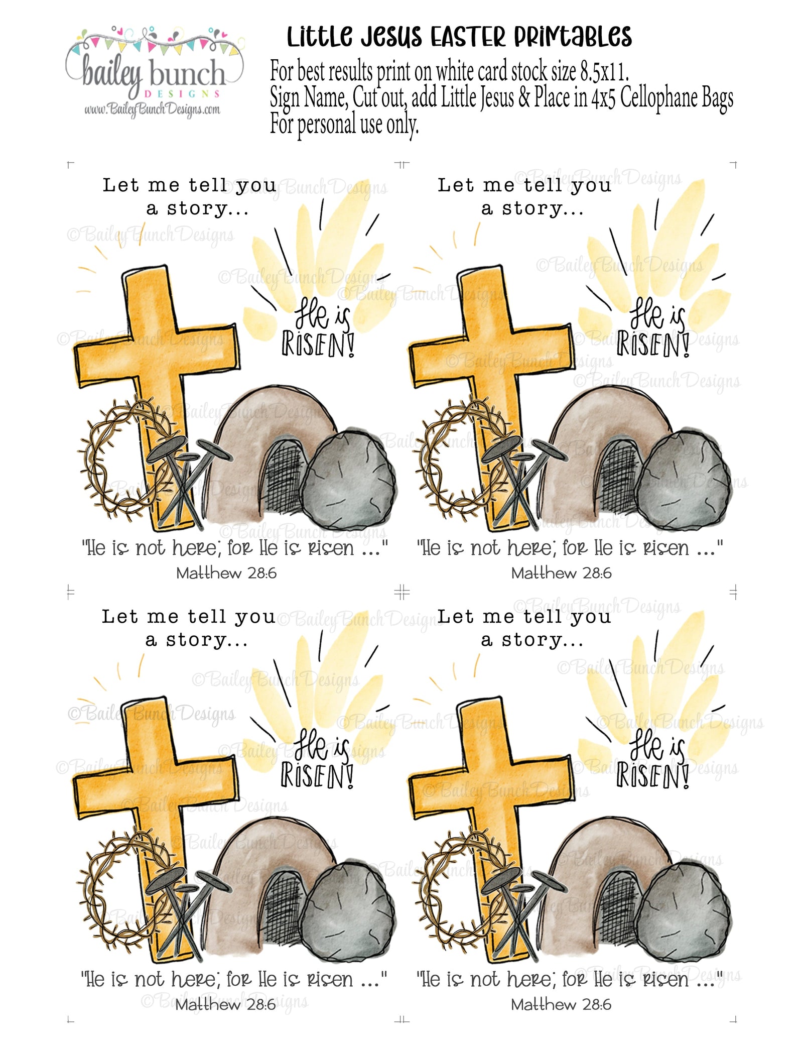 Little Jesus HE IS RISEN EASTER Cards Printable Instant Download IDEAS ...