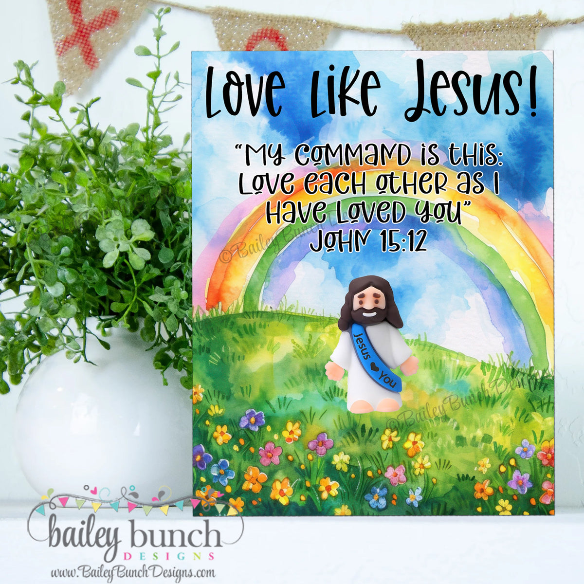 Little Jesus Cards Printable Instant Download IDLITTLEJESUSRAINBOW520 ...