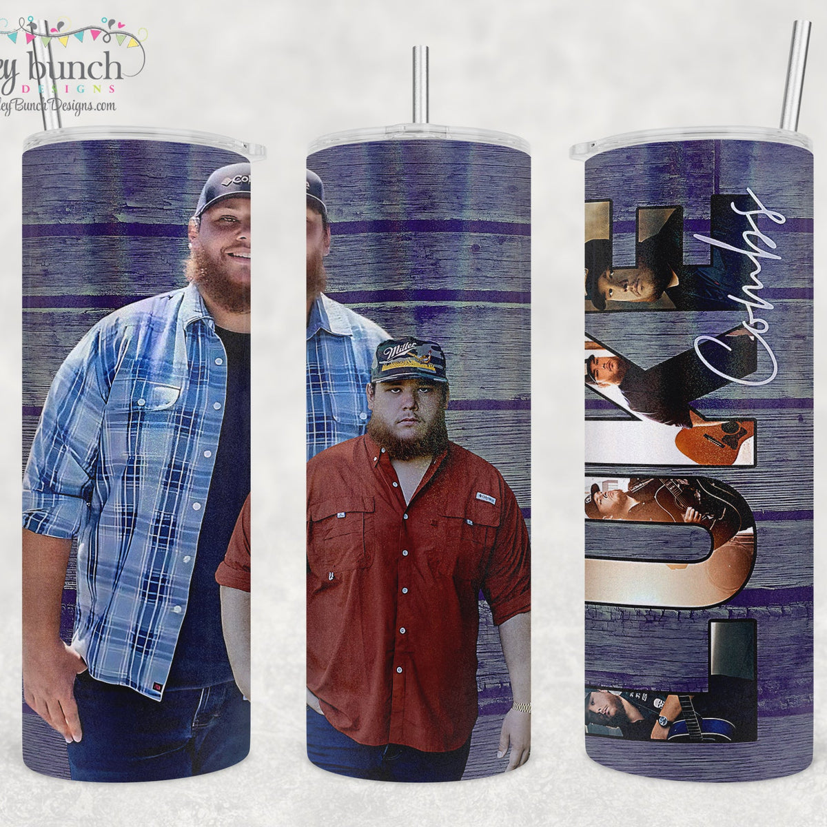 Luke Combs Glitter Tumbler TUMBCOMBS20520 – Bailey Bunch Designs