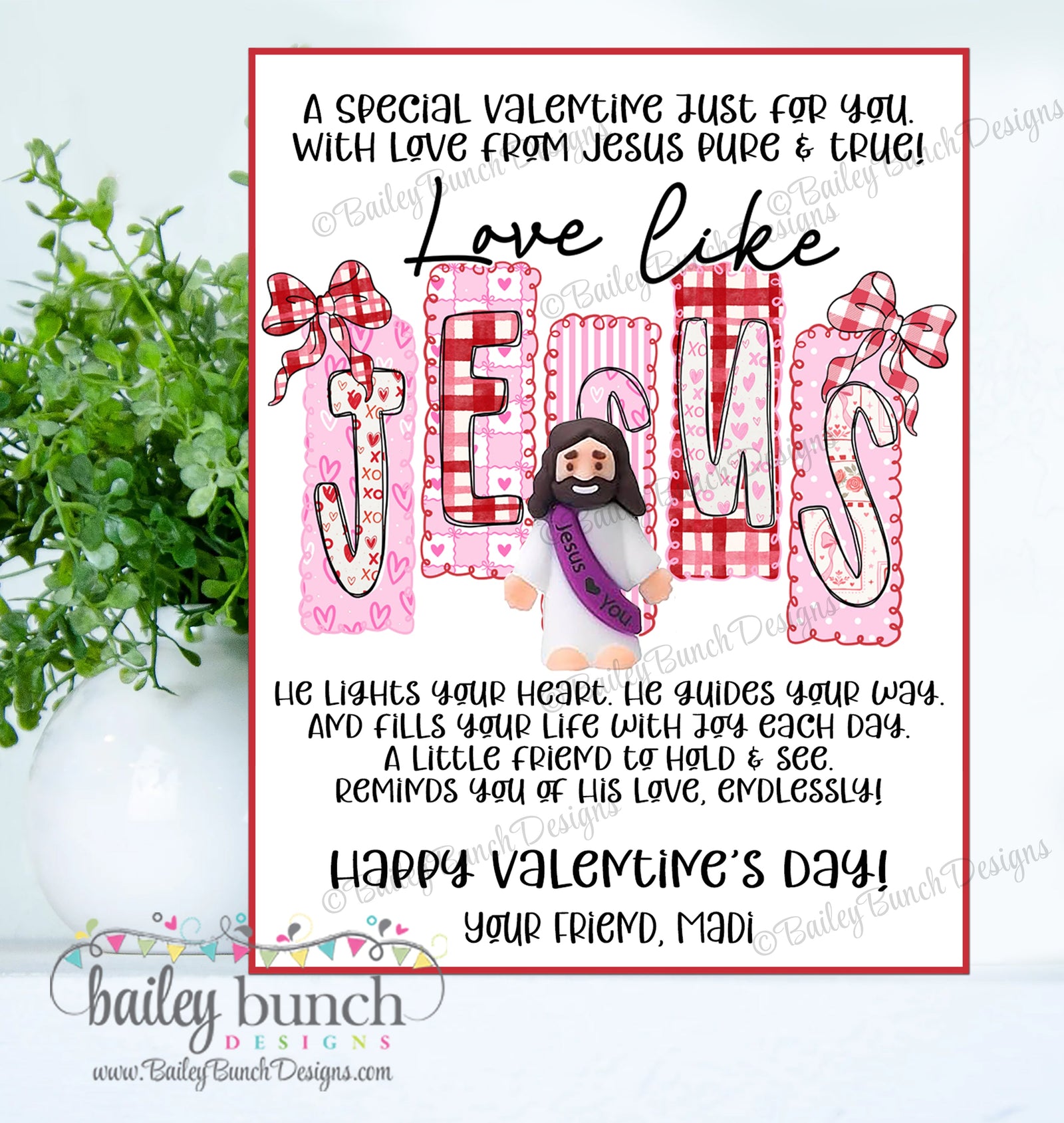 Jesus Valentine Scripture Cards | Christian Kids Valentine's Day Cards ...