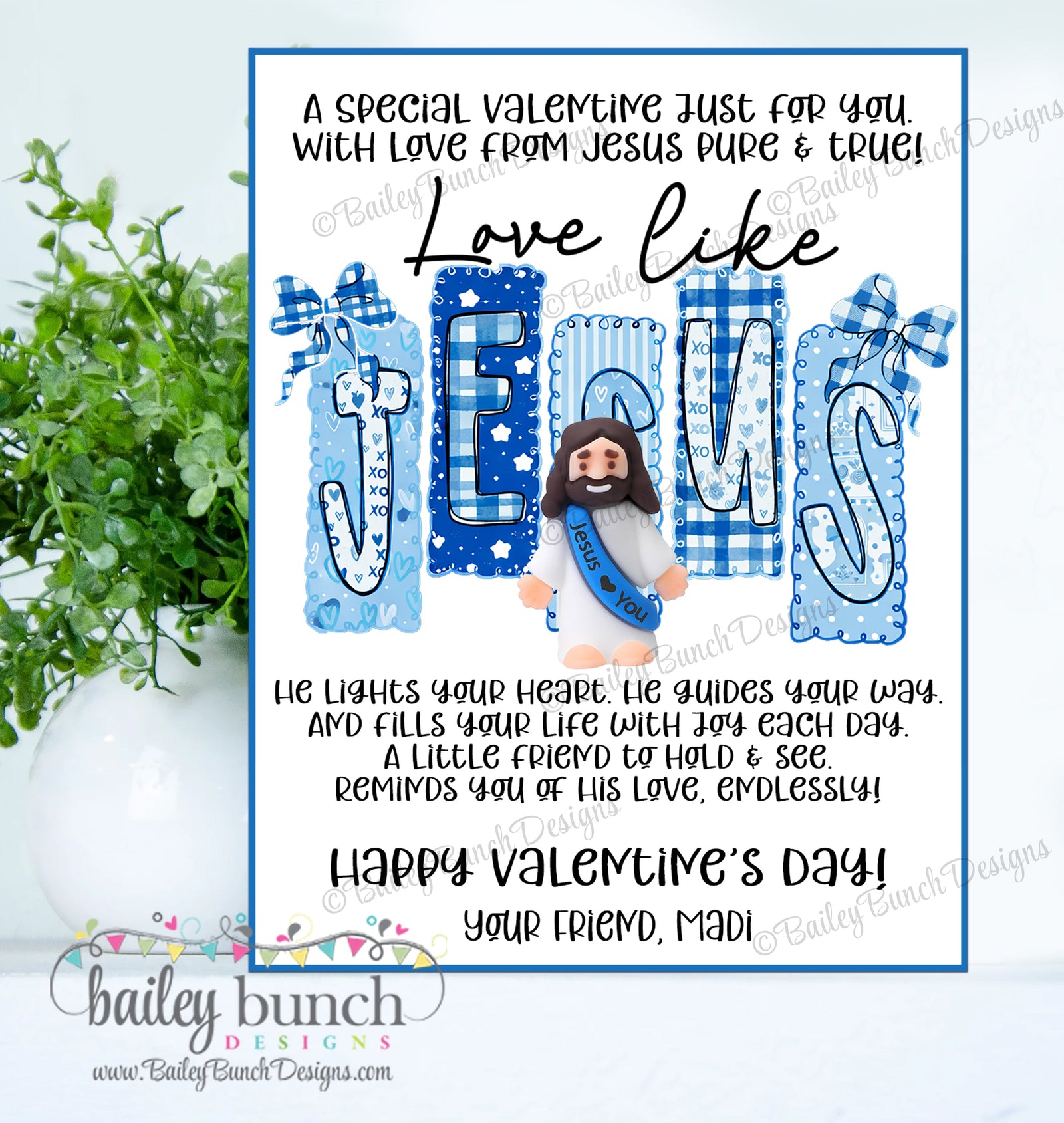 Jesus Valentine Scripture Cards | Christian Kids Valentine's Day Cards ...
