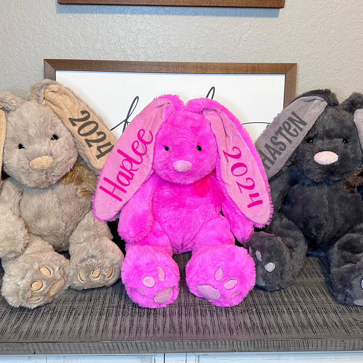 Large Easter Bunny Stuffed Plush Bunnies Personalized 21 inch BUNNY210 ...