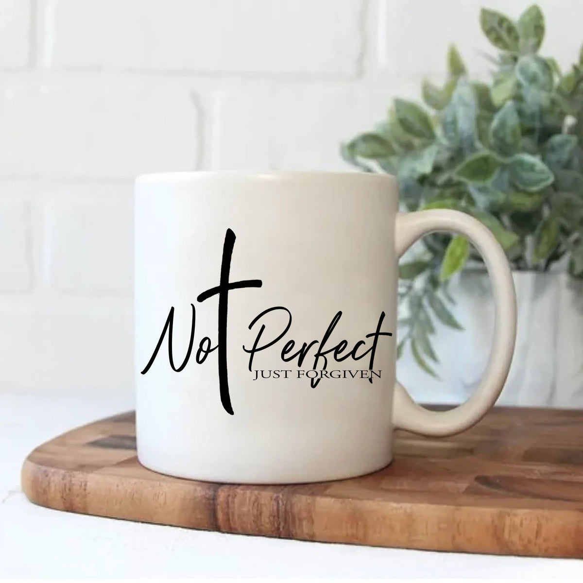 Not Perfect Just Forgiven Christian Coffee Mug MUGCROSS0520 – Bailey ...