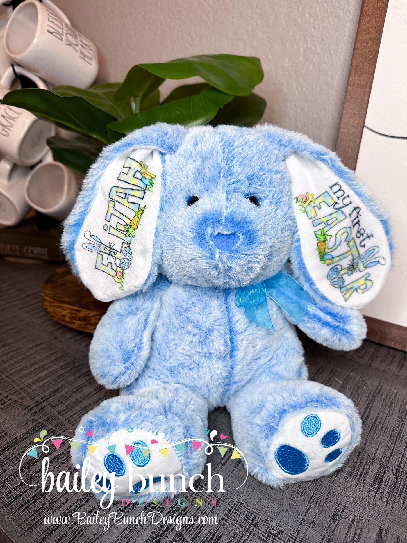 Easter Bunny Stuffed Plush Personalized Bunnies & Puzzles 10inch BUNNY ...