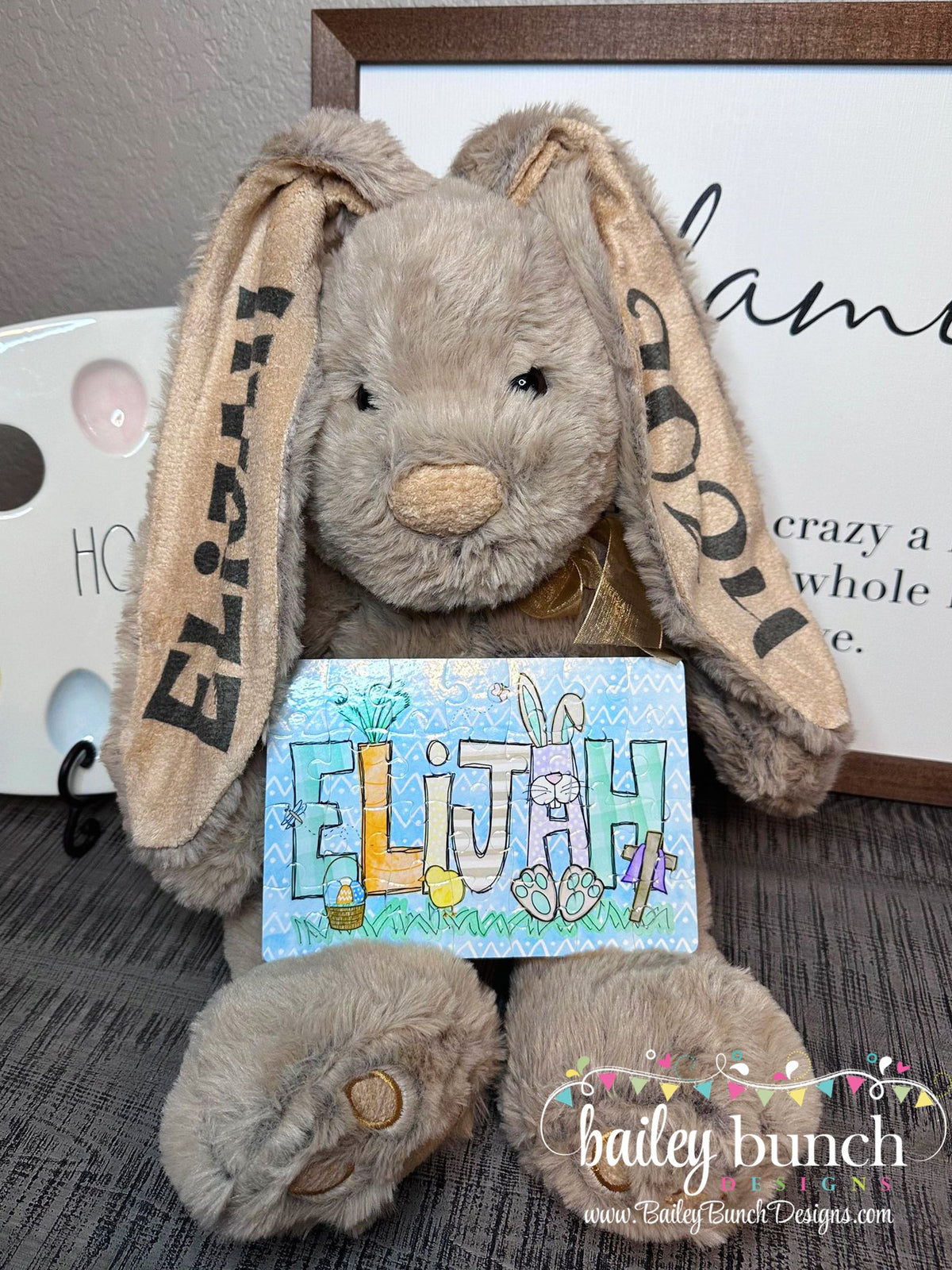 Large Easter Bunny Stuffed Plush Bunnies Personalized 21 inch BUNNY210 ...