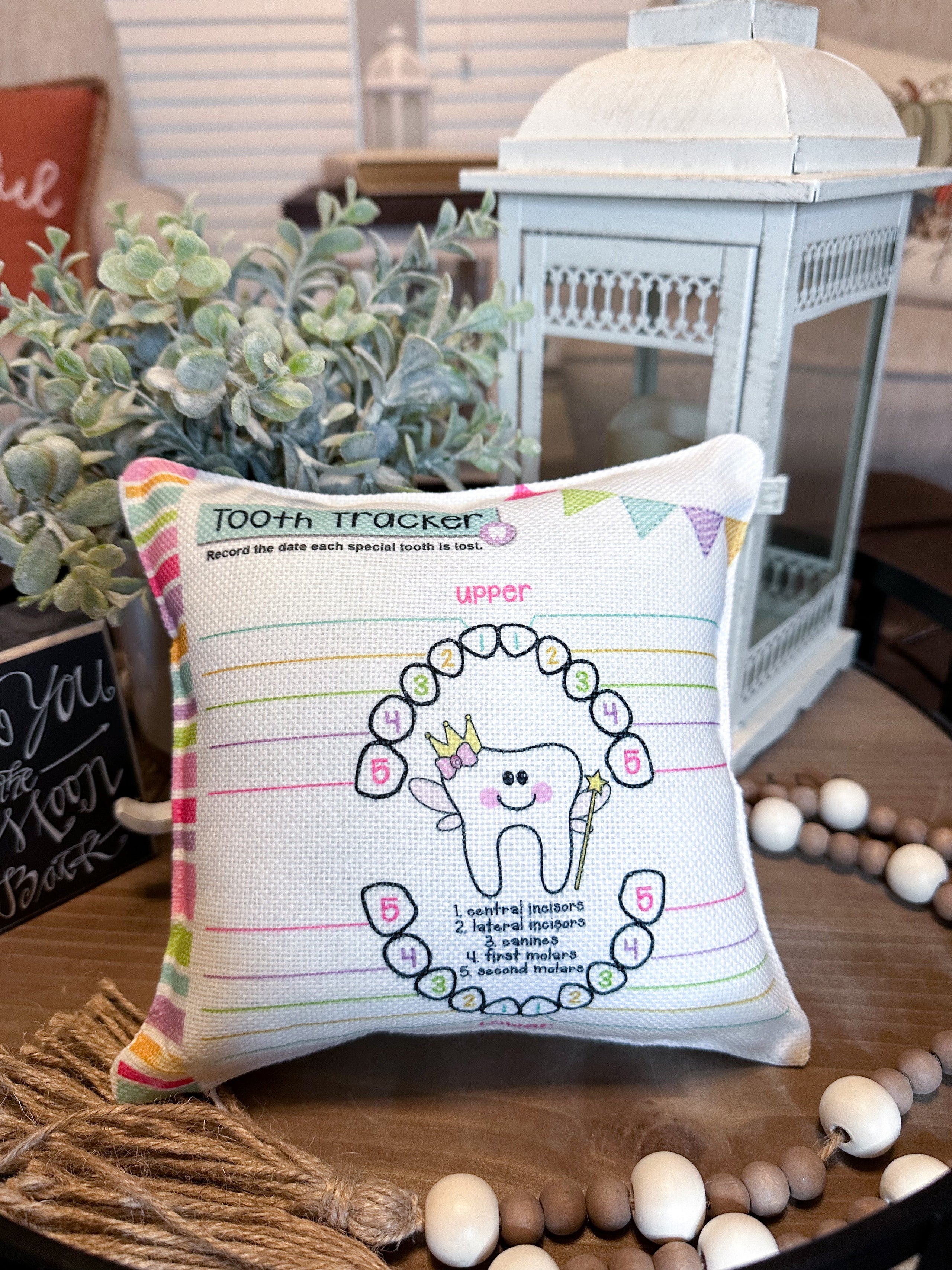 Personalized Tooth Fairy Pillows TOOTH0520 – Bailey Bunch Designs