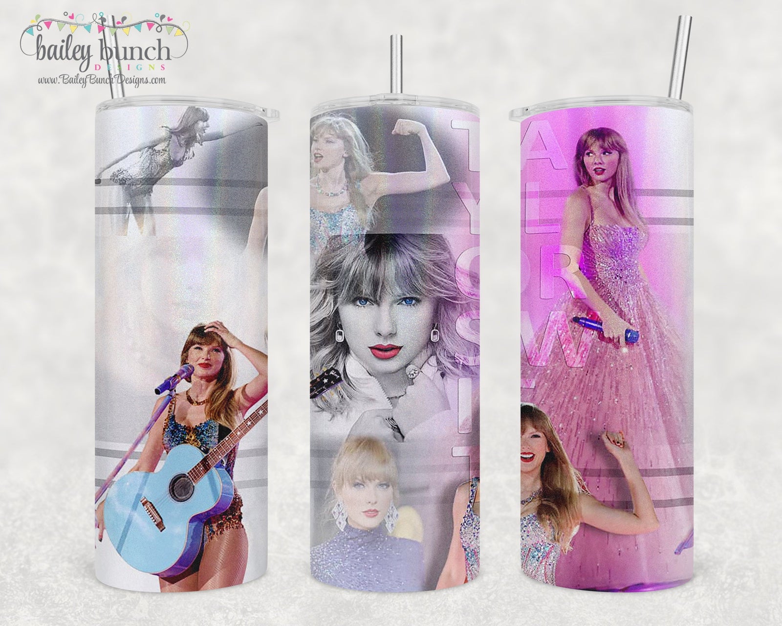 Taylor Swift Eras Tour Shimmer Glitter Tumbler TUMBERAS30520 – Bailey ...