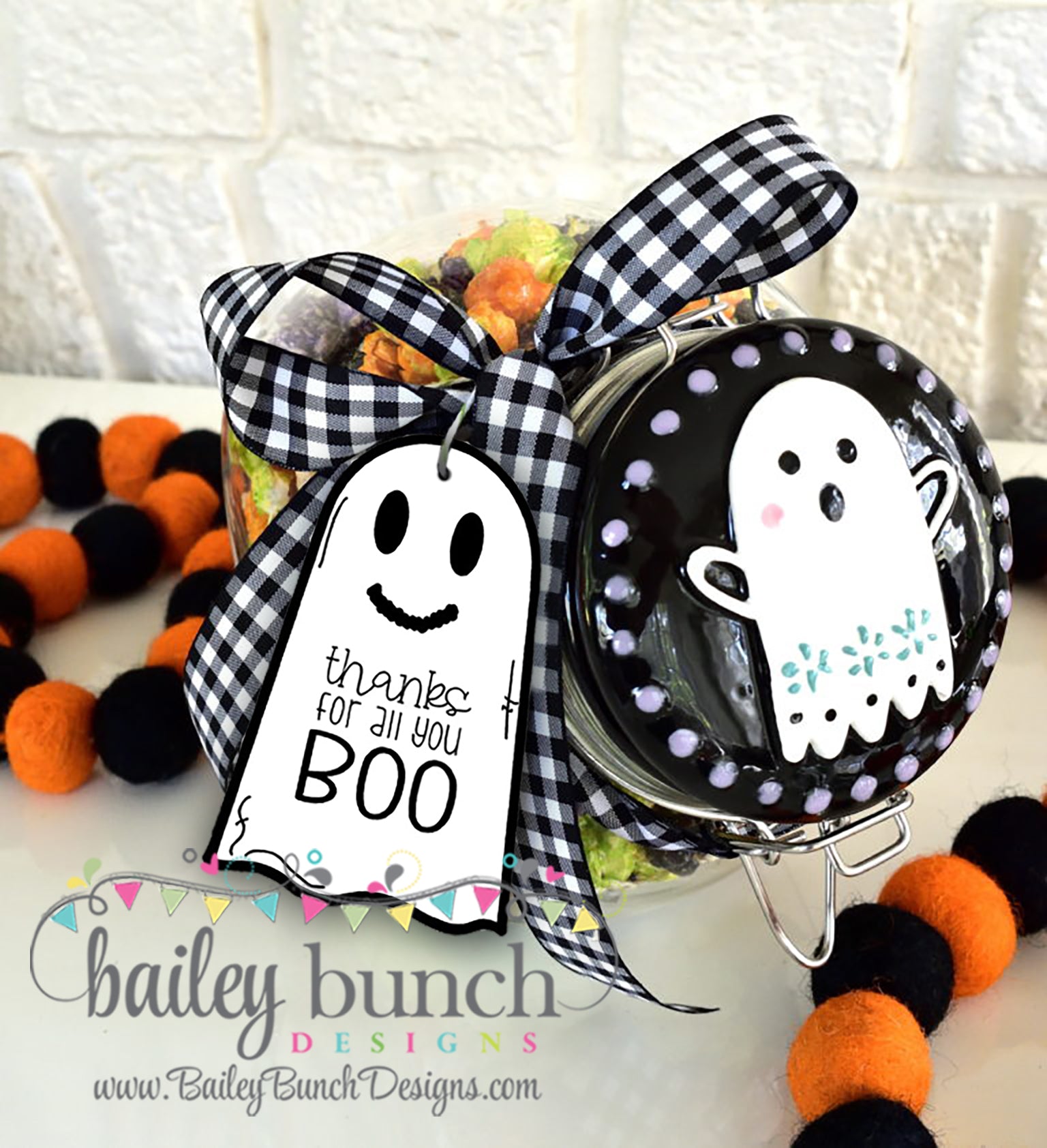 Thanks for all you BOO Ghost Halloween Gift Tags - Instant Download ID ...