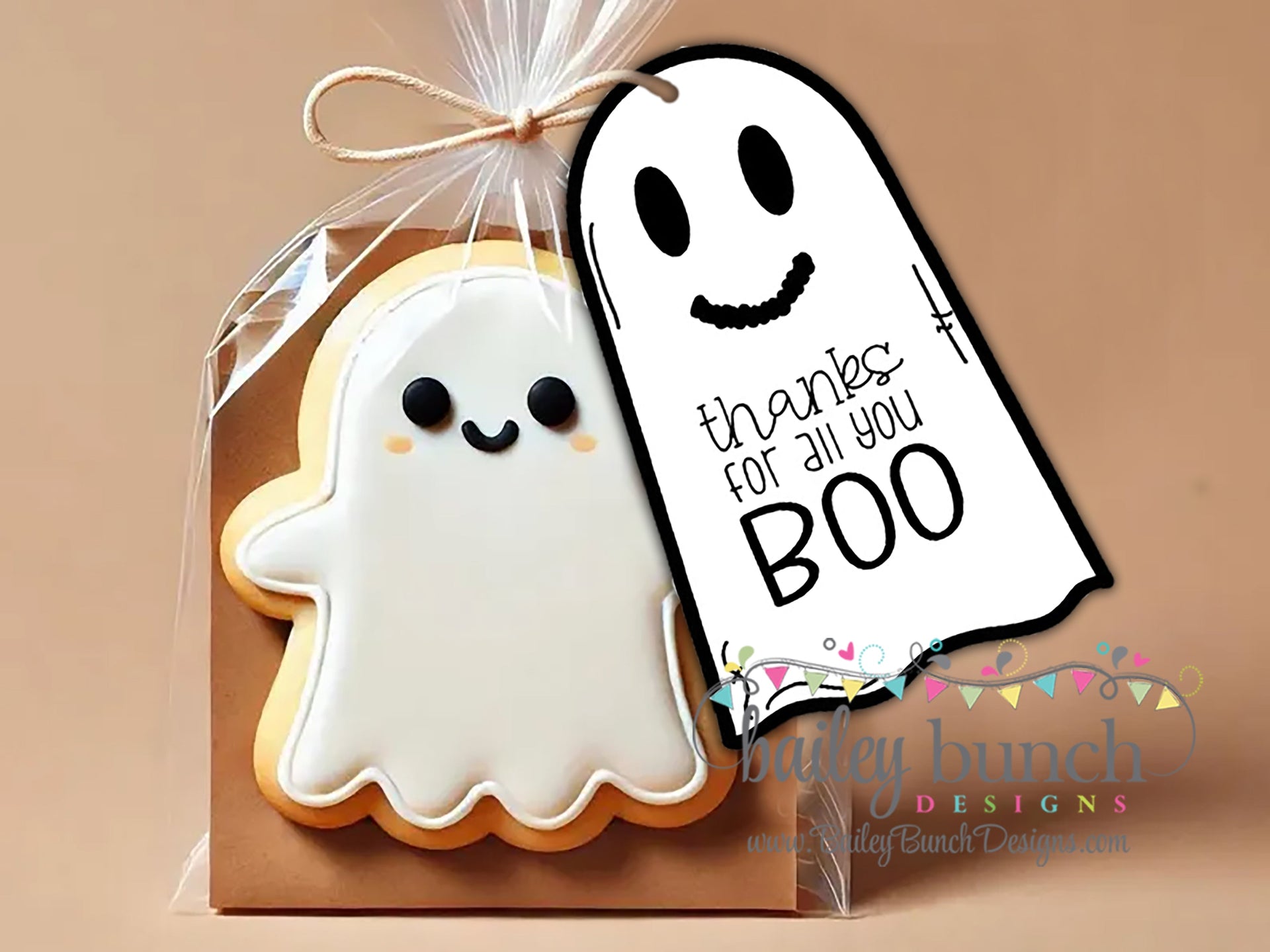 Thanks for all you BOO Ghost Halloween Gift Tags - Instant Download ID ...