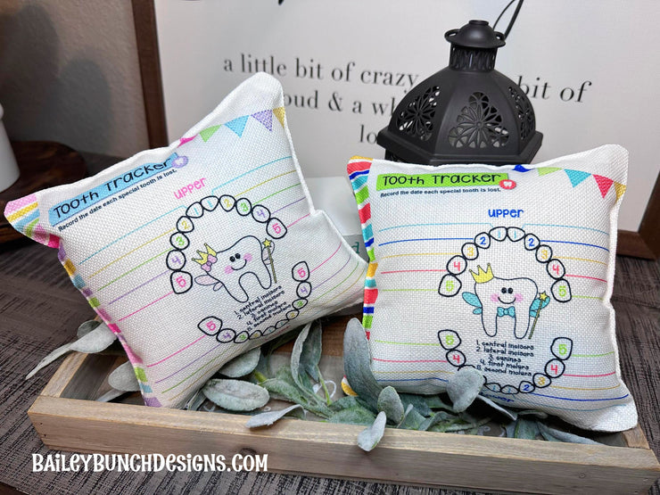 Personalized Tooth Fairy Pillows TOOTH0520 – Bailey Bunch Designs