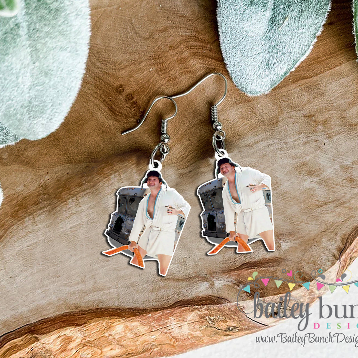 Christmas Vacation Cousin Eddie Earrings EAREDDIE0520 – Bailey Bunch ...