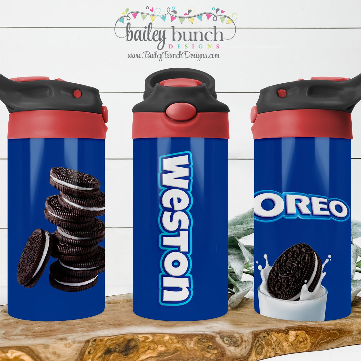 KIDS OREO COOKIE Water Bottle Tumbler TUMBOREO0520 – Bailey Bunch Designs