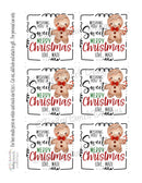 Wishing you a Sweet Merry Christmas Gift Cookie Treat Tags - Instant D ...