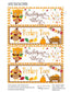 Thanksgiving Turkey Toes Treat Bags, Toppers, Happy Thanksgiving Toppe ...