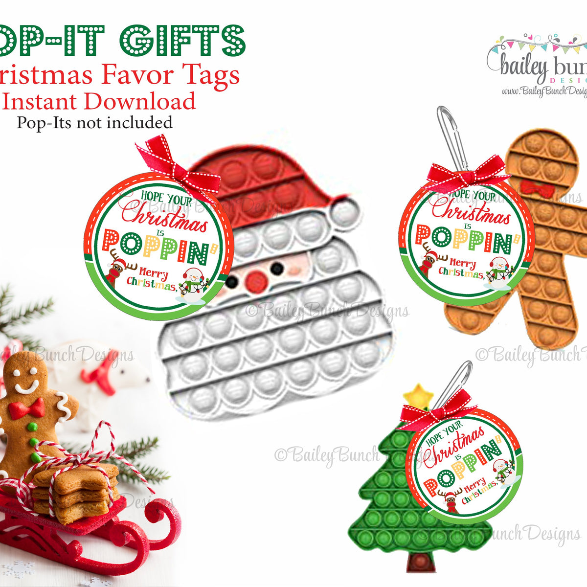Christmas Pop It Fidget Gift Tags Circles IDCHRISTPOPIT0520 – Bailey ...