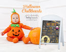 Baby's 1st Halloween Milestone Chalkboard Sign, 2nd Halloween, 1STHALL ...