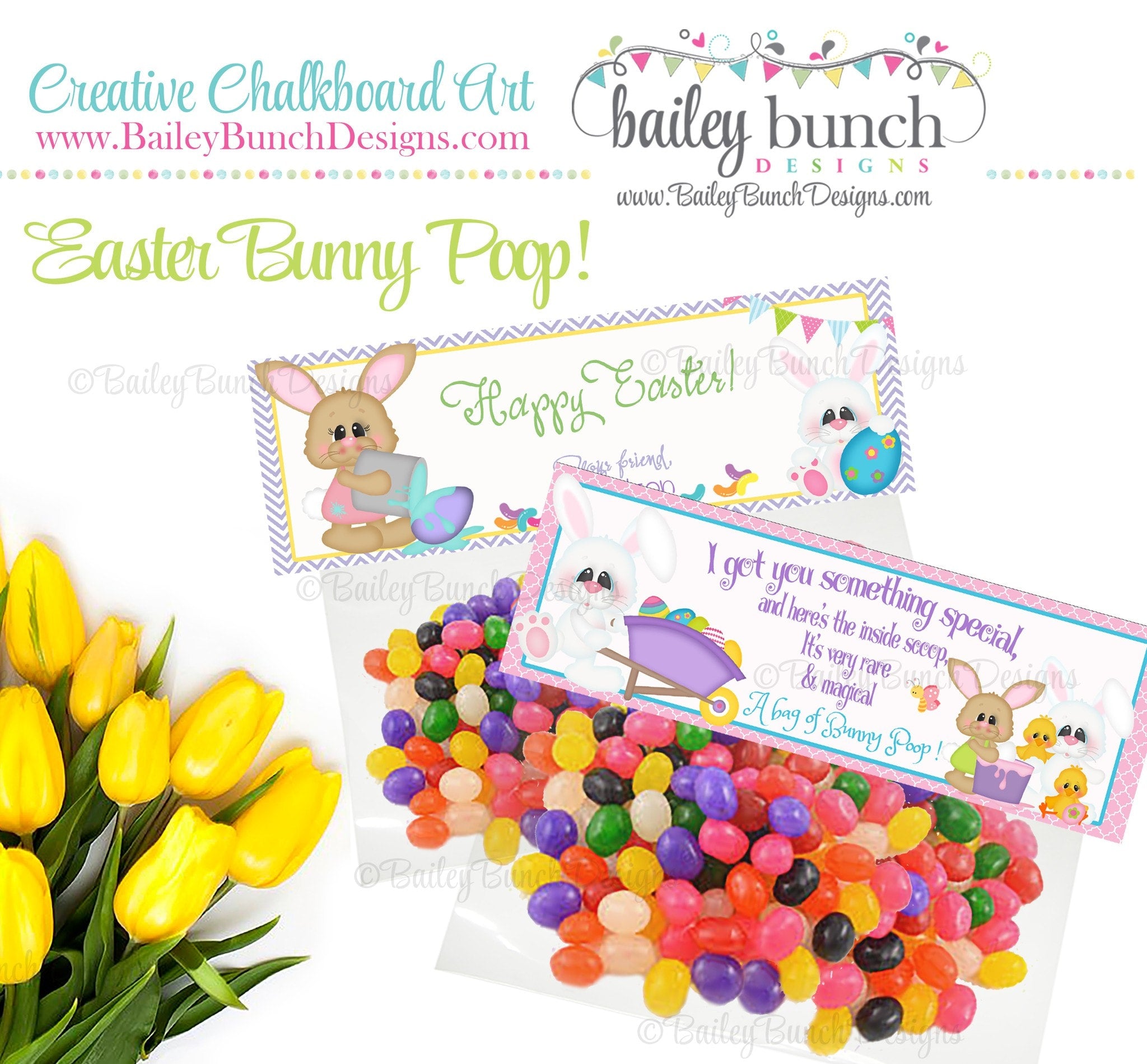 Easter Treat Tags, Bunny Poop, BUNNYPOO0520 – Bailey Bunch Designs