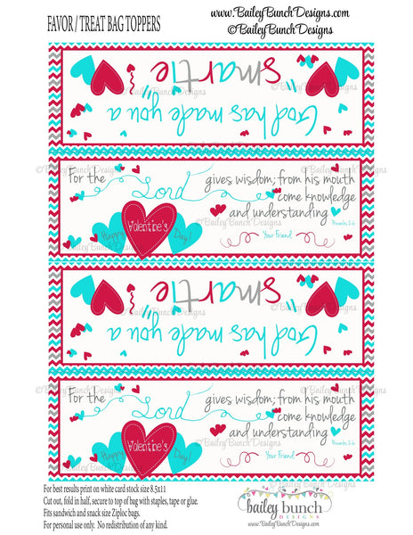 God has made you a Smartie Bag Toppers, Valentines IDVDAYSMARTIERED052 ...