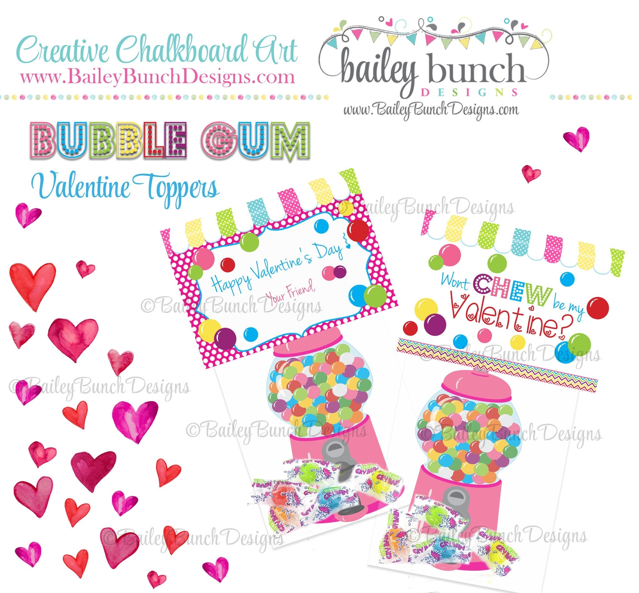 Wont CHEW be my Valentine Treat Tags, Valentines IDVDAYCHEWS0520 ...