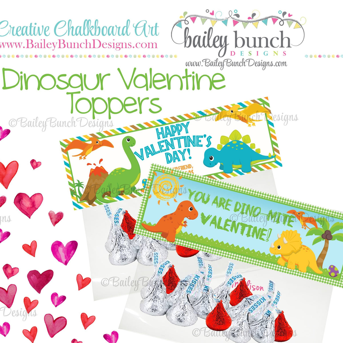 You are Dino-Mite Dinosaur Treat Bag Toppers, Valentines VDAYDINO0520 ...